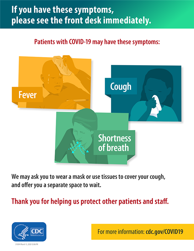 Symptoms of Coronavirus Disease 2019 Symptoms of Coronavirus Disease 2019